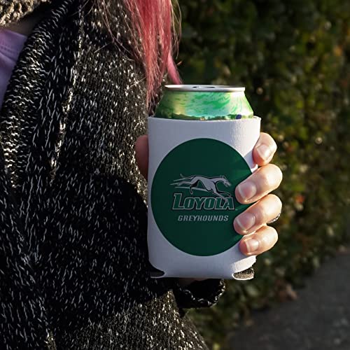Loyola University Maryland Primary Logo Can Cooler - Drink Sleeve Hugger Collapsible Insulator - Beverage Insulated Holder