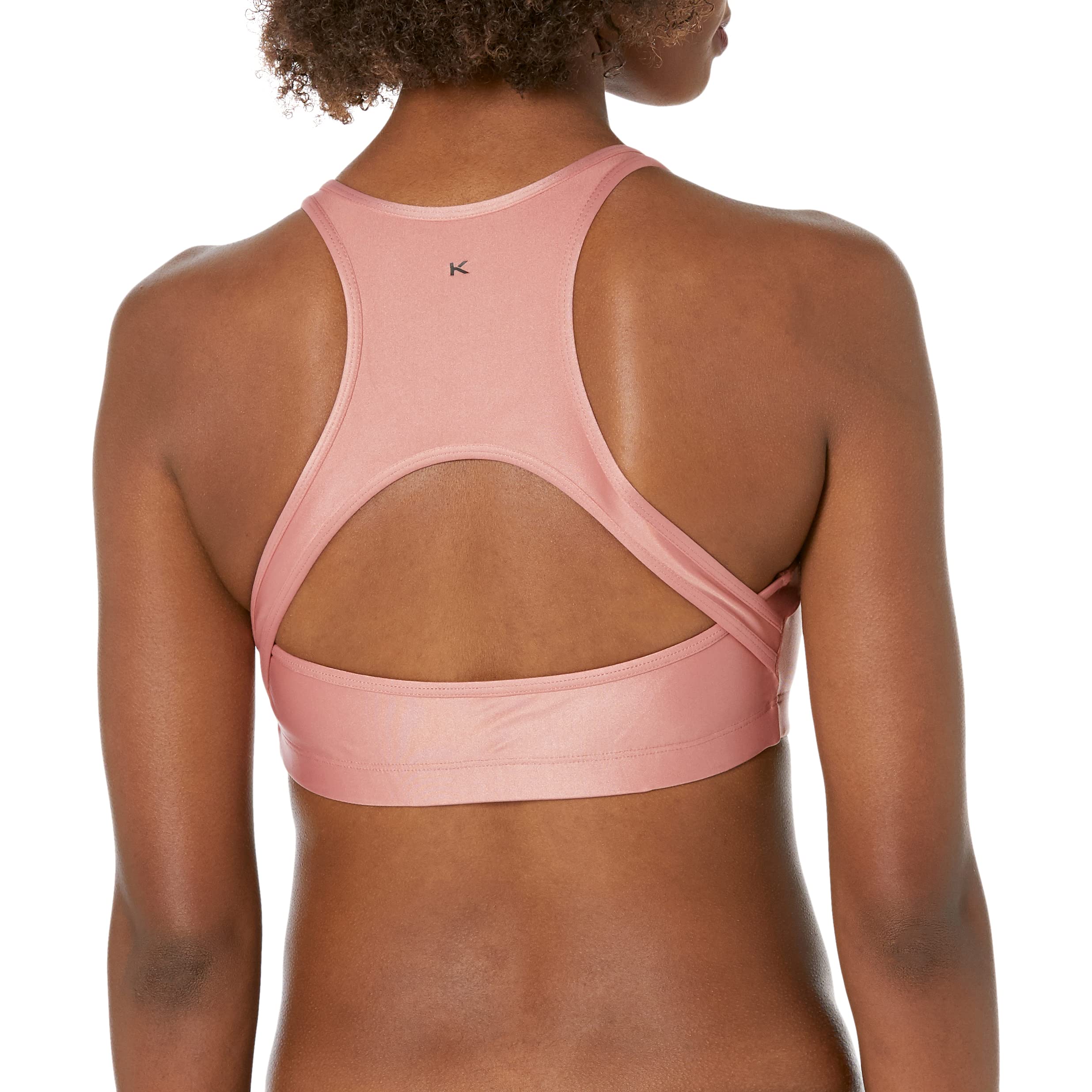 Koral womens Summit Infinity Sports Bra Yoga Shirt, Dusty Rose, Small US