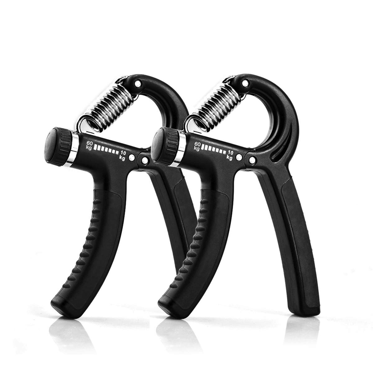 HOONSO 2 Pack Hand Grip Exerciser Strengthener Wrist Strength Trainer Adjustable Resistance 22~132 lbs for Hand Exerciser