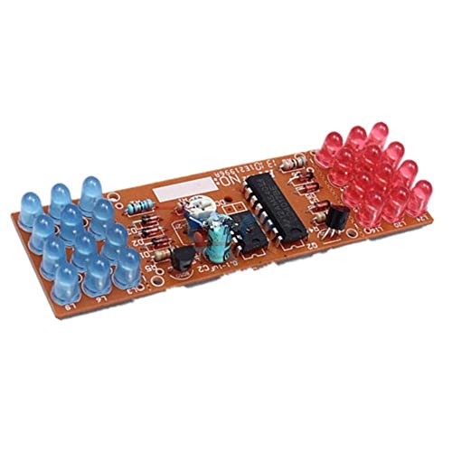 NE555 + CD4017 Red Blue Double Color Flashing Lights Board Kit StrobePractice Learning DIY Kits Electronic Suite Module