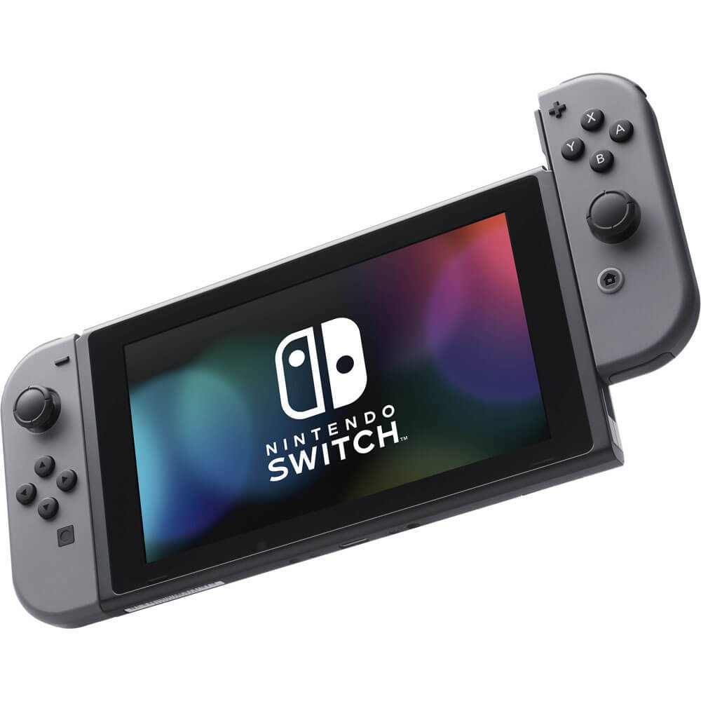 Nintendo Switch with Gray Joy‑Con (Renewed Premium)