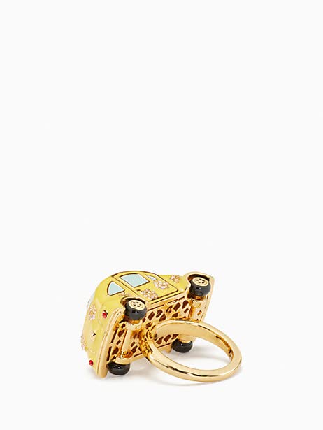 Kate Spade New York Off We Go Bug Beetle Car Yellow Ring (6)
