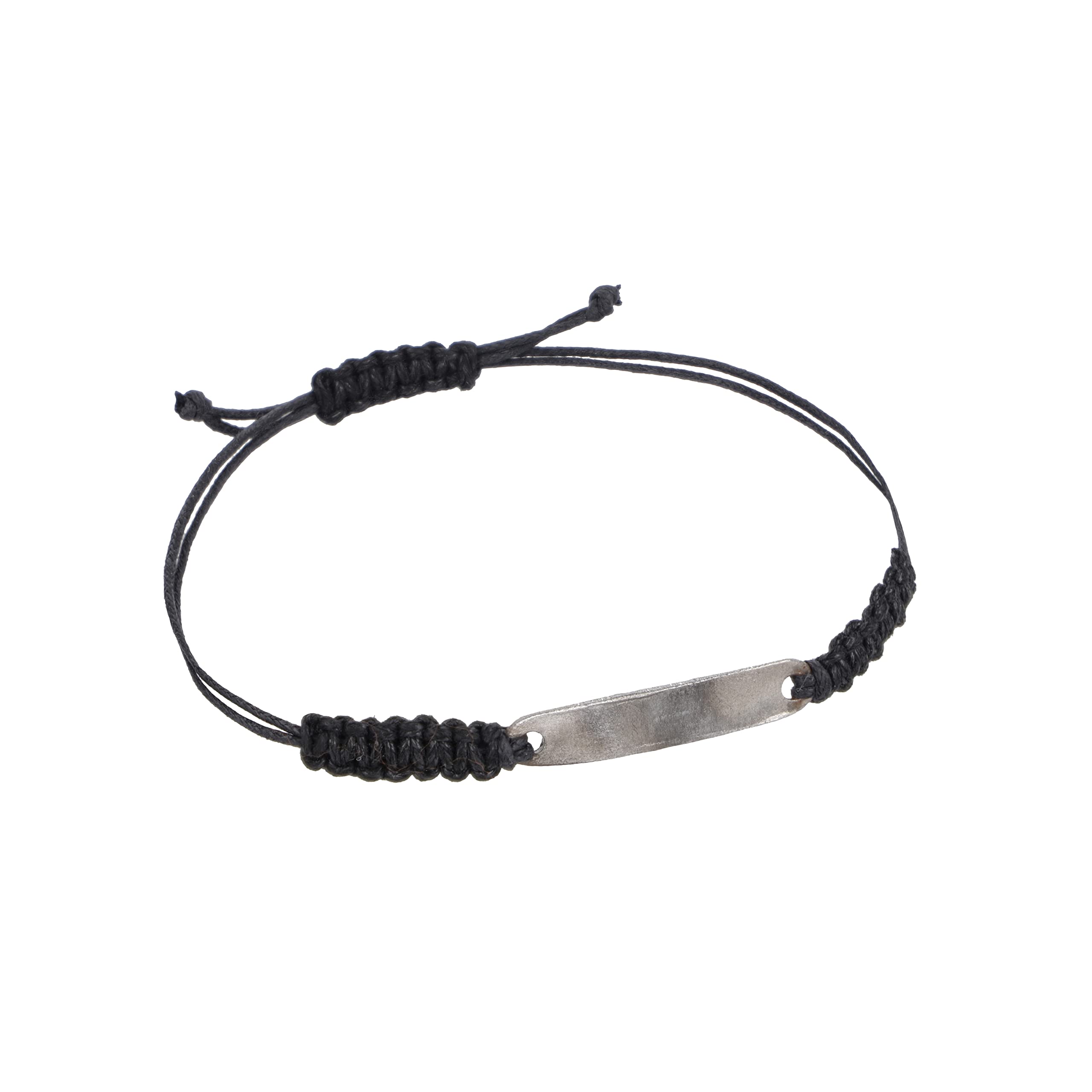 JIM GREEN Freedom Bracelet-Collected Snares are Reworked into a Handmade Symbol of Hope Forming our Handcrafted Bangle Cuff with Authentic Craftsmanship in every Wristband (Black, Adjustable)