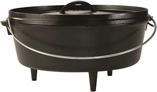 Lodge Tall Boy Tripod with 6 Quart Camp Dutch Oven and 12-Pack Aluminum Foil Dutch Oven Liners
