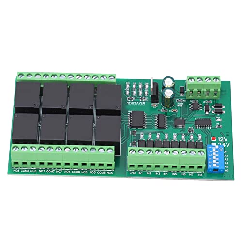 Relays Board Controller, Safe Protection 8 Channel DC 12V Relay Module for Working
