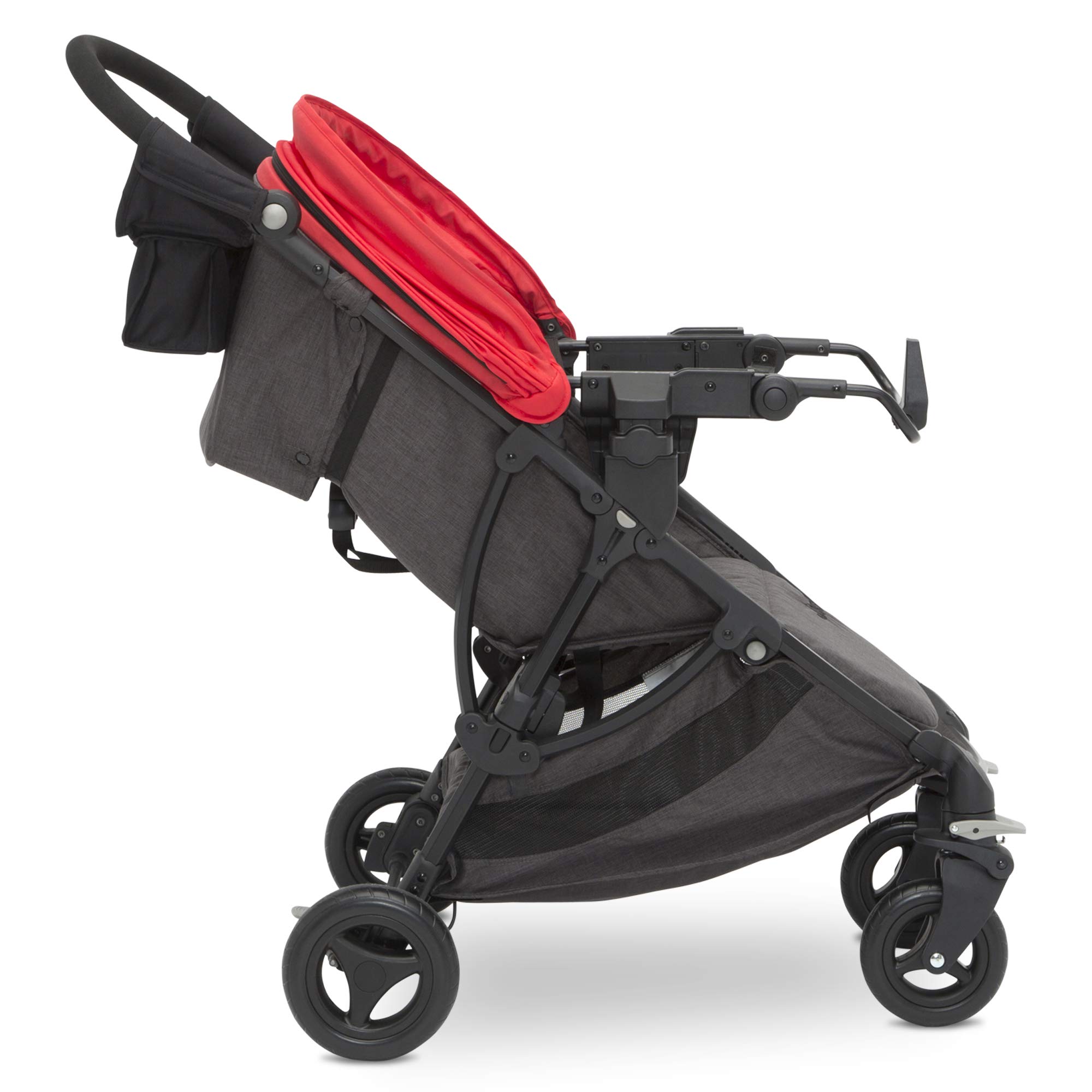 Jeep Gemini Car Seat Adapter by Delta Children - Works with Graco SnugRide (30,35,40), Evenflo Embrace, Evenflo Nurture, Chicco Keyfit 30, Britax B-Safe 35, Black