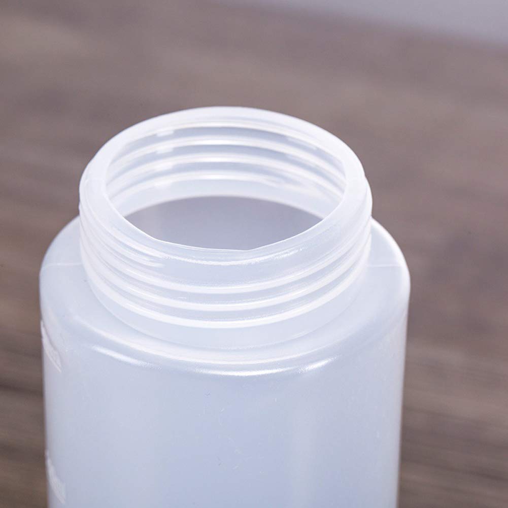 lasenersm 1 Piece Plastic Squeeze Bottle Plastic Squeeze Condiment Bottle Ketchup BBQ Sauce Dispensing Bottle with Twist On Cap Lids for Sauce Ketchup Craft Paint(16 Oz, White)