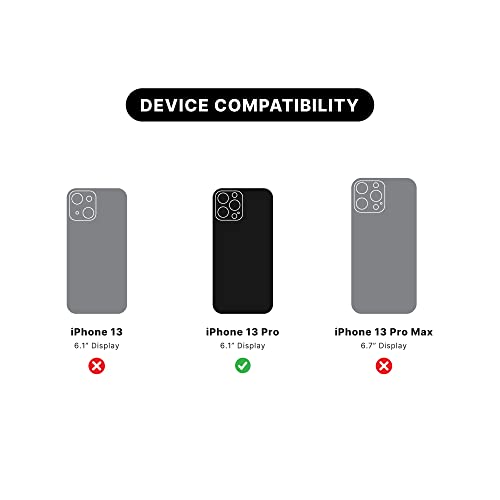 PopSockets: iPhone 13 Pro Case with Phone Grip and Slide, Phone Case for iPhone 13 Pro - Clear