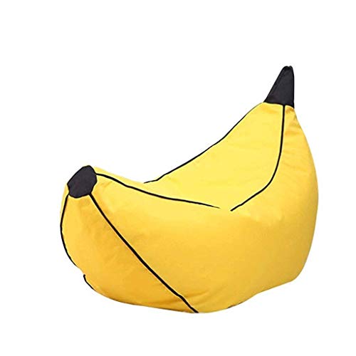 HEWEI Banana Lazy Sofa, Floor Chair Adjustable Gaming Chair Folding Sofa for Home Office Toddler Beanbag Lazy Sofa