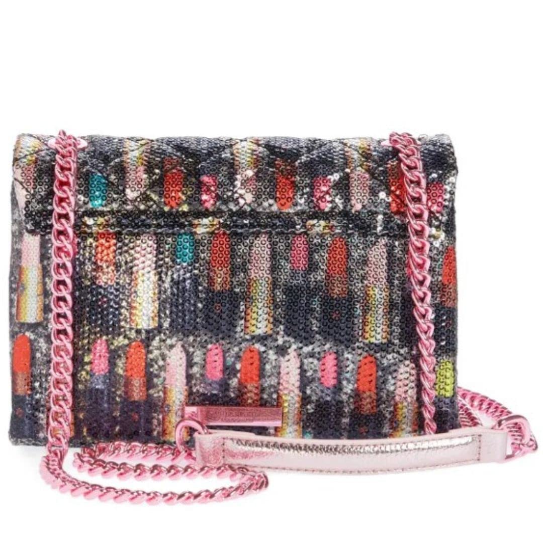 Kurt Geiger Crossbody Womens Kensington Medium Sequin Lipstick Quilted Bag