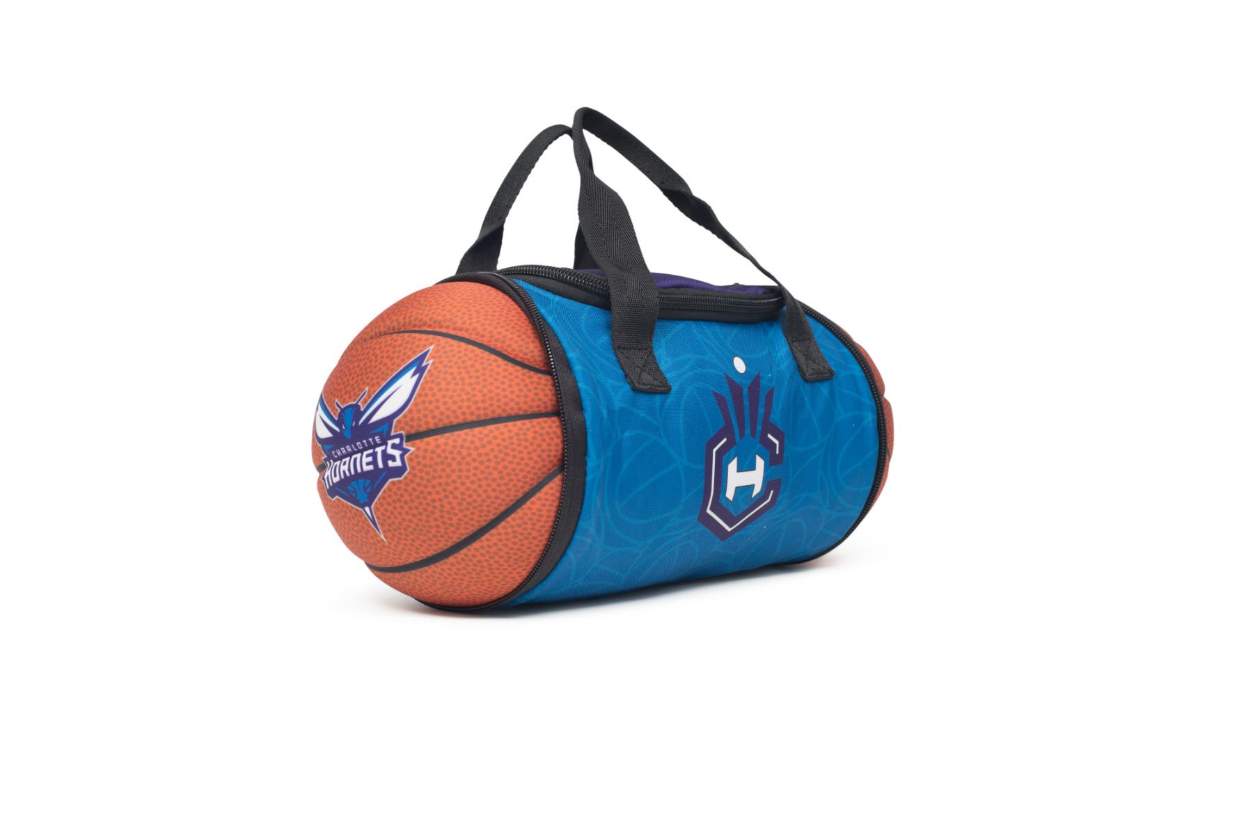 MACCABI ART Official Charlotte Hornets Collapsible Insulated Basketball Lunch Bag, 13.4β x 5.75β x 5.75β