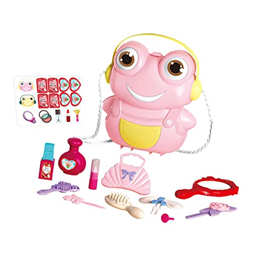 Mini Playhouse Toy Pretend Play Set Storage Bag, Montessori Toy Storage Toy Simulation Picnic, Beauty Organizer