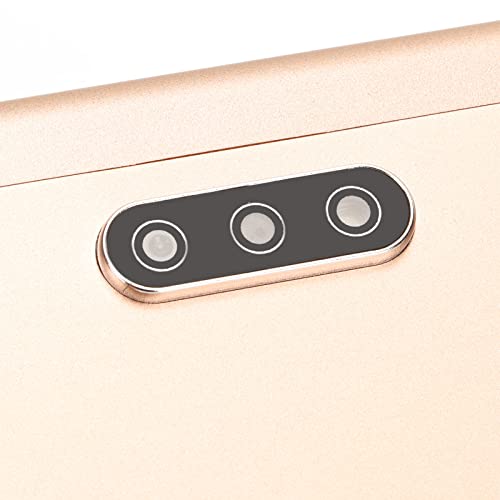 Office Tablet, 8800mAh Octa Core CPU 13MP Camera 100‑240V Gold Tablet for Work (US Plug)