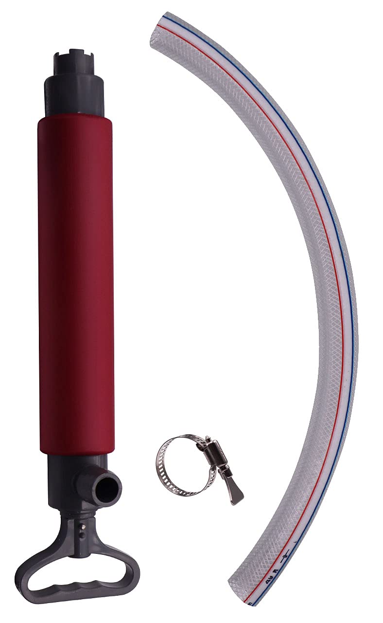 Kayak Bilge Pump Hand,20" PVC Hose, Hoop Pump Floating Hand Bilge Pump Kit for Kayak,Canoe and Boat Rescue