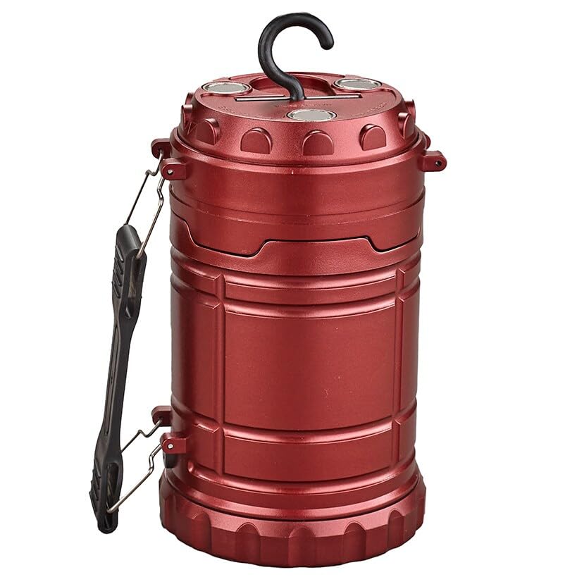 The Lakeside Collection SecureBrite™ COB Pop-Up Lanterns - Red