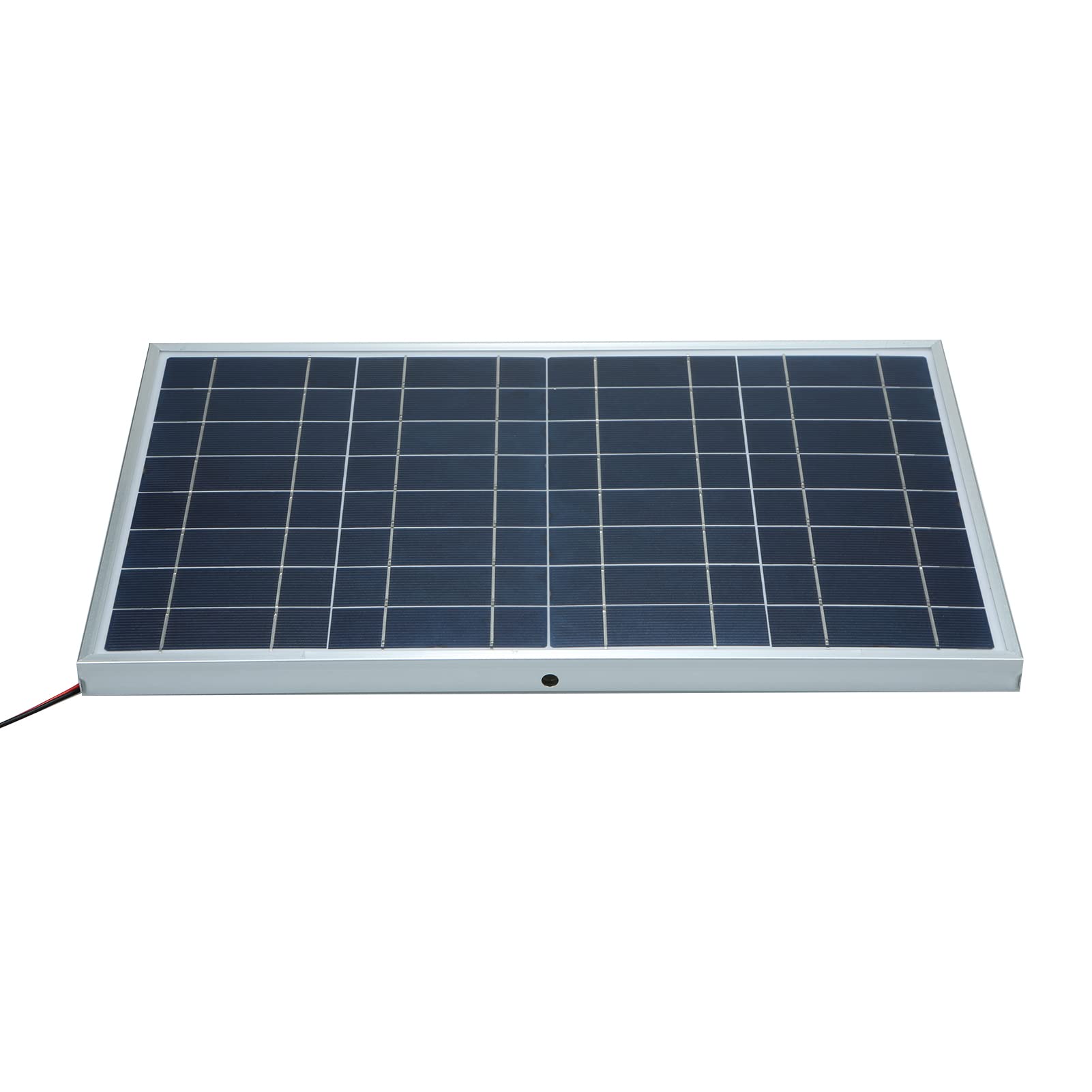 HUIOP Solar Panel Kit,30W D C 12V/18V Solar Panel Kit Set with Alligator Clip/ IP65 Water Resistance for Home Indoor Outdoor Use Portable
