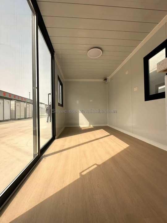 Quick.Simple.Easy SEQ Fully Equipped Double Story 2 bedrooms prefab Expandable Container House 20ft Luxury Home Stairs Included Free Bed Set