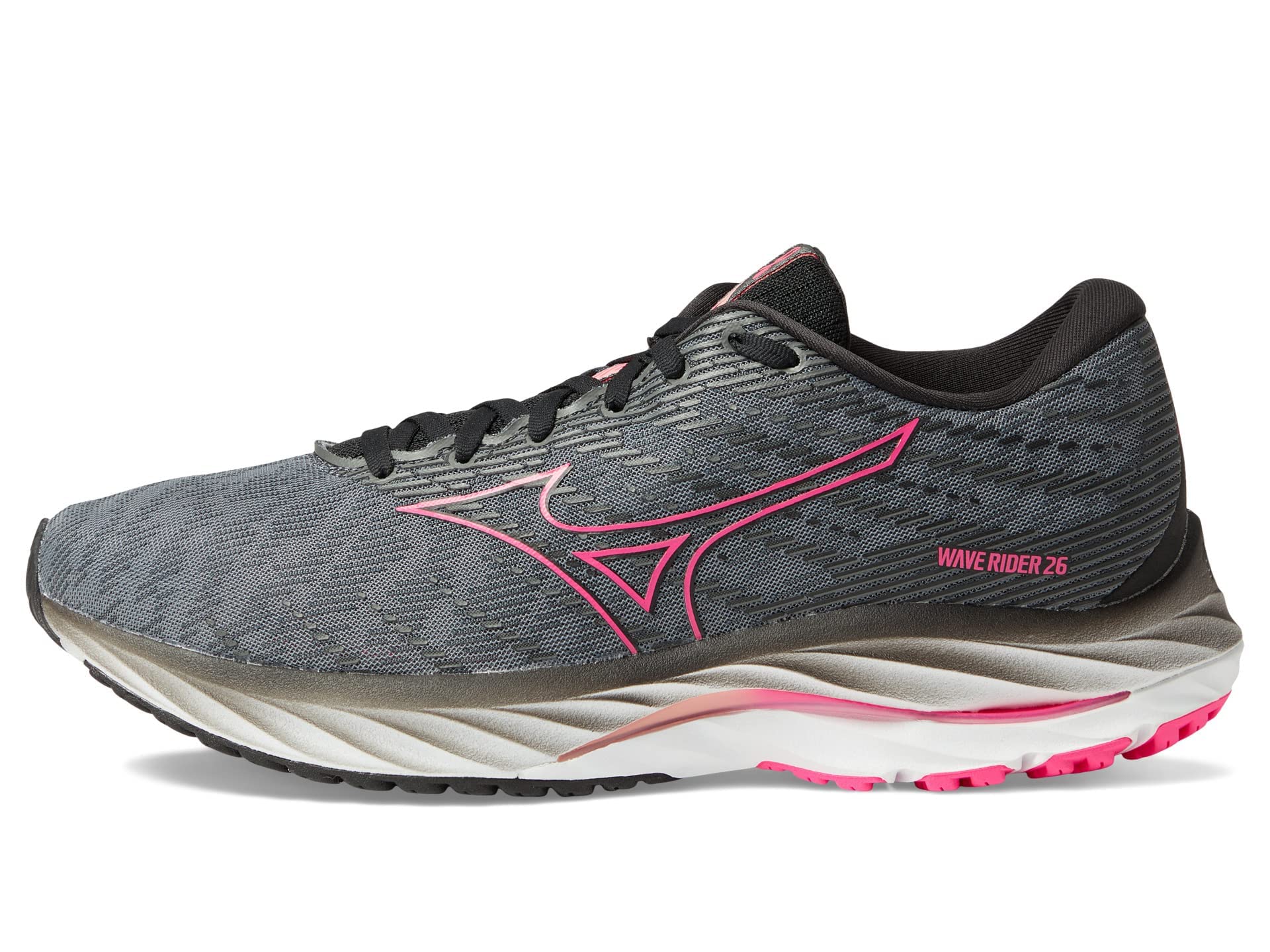 Mizuno Wave Rider 26 Project Zero Quiet Shade/Pink Glo Men's 11 D (M)