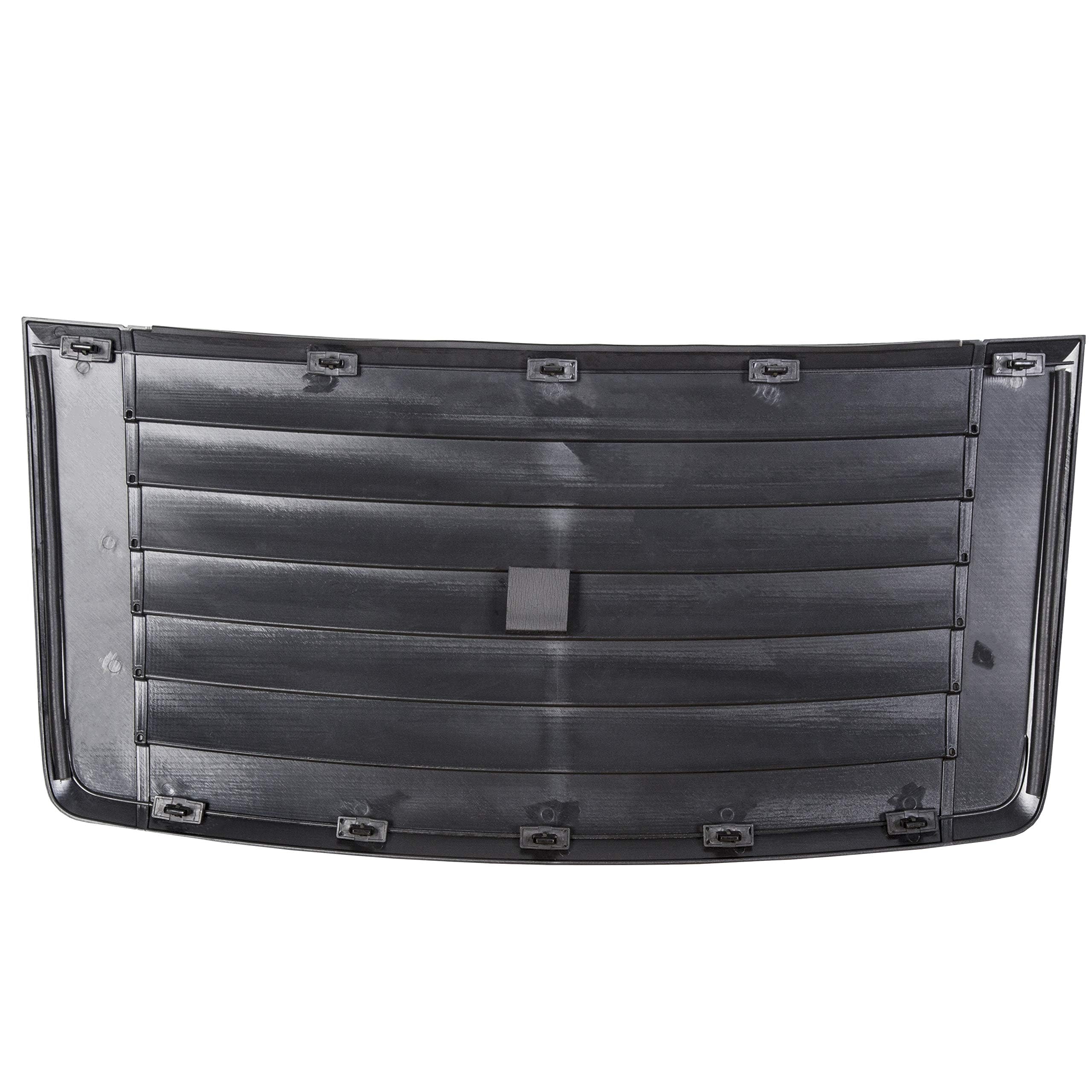 KUAFU Louver Hood Air Vent Grille Panel Compatible with 2006-2010 Hummer H3 - Replace for Part Number GM 20880500