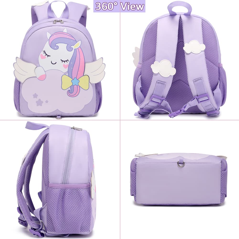 Meisohua Little Girls Backpack Water Resistant Toddler Backpack with Leash Mini Harness Backpack for Girls Children Preschool Backpack