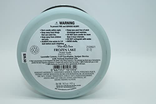 White Barn Frozen Lake 3 wick candle new 2022 great stocking stuffers compares to bath and Body Works Great Valentines day gift