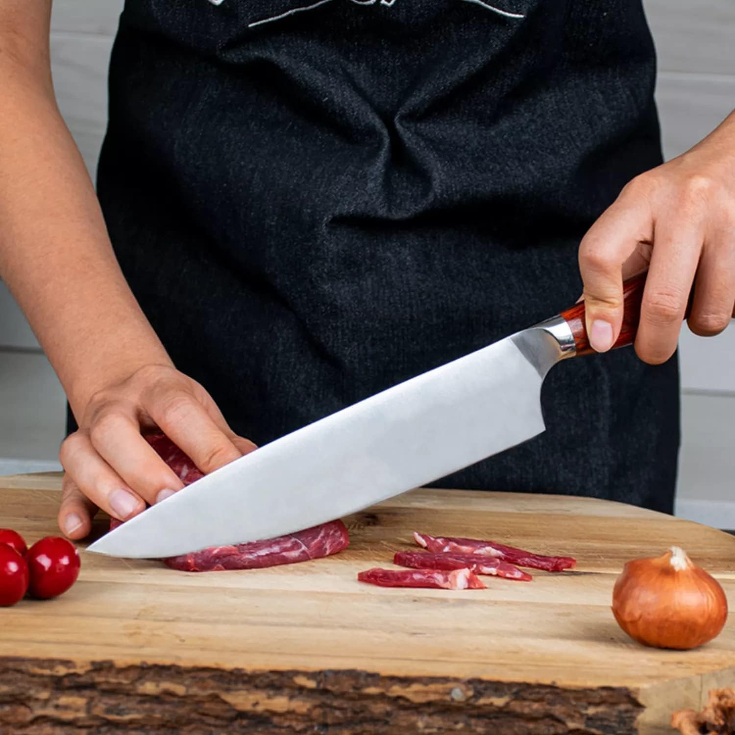 SSKT-Chef knife-8 Inch -German Stainless Steel Professional Kitchen Knife Sharp Paring Knife With Ergonomic Handle,Kitchen Professional Ultra Sharp Cooking Knife for Home Kitchen