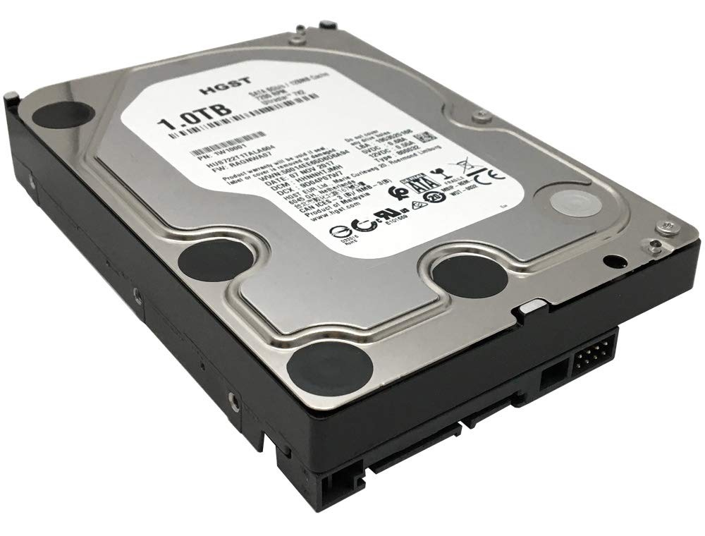HGST Ultrastar 7K2 (1W10001) HUS722T1TALA604 1TB 128MB Cache 7200RPM SATA 6Gbps 3.5in Datacenter Hard Drive (Renewed)