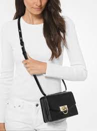 MICHAEL KORS Hendrix XS Logo Convertible Crossbody Bag (Black)