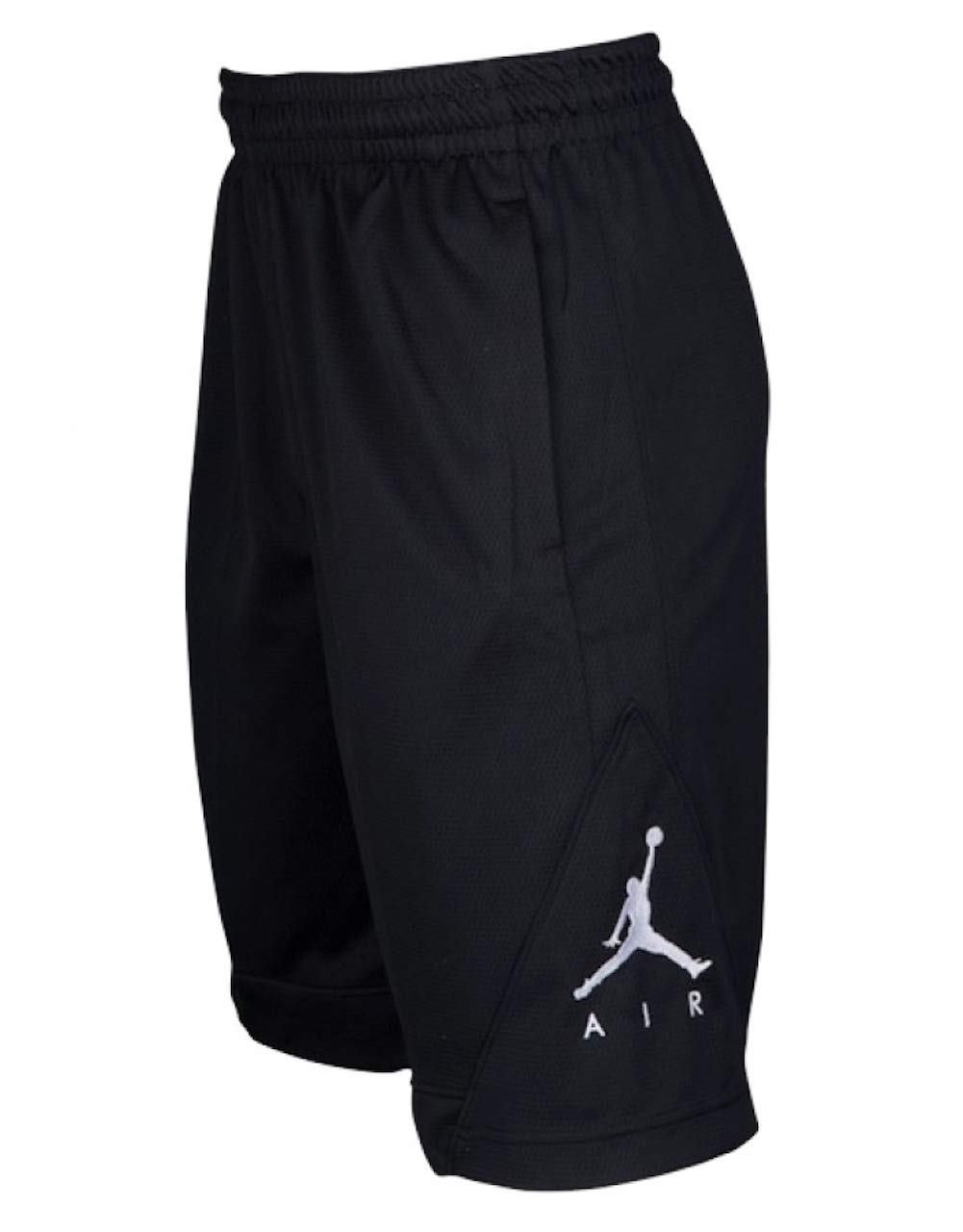 Jordan Men's Nike Rise Striped Triangle Active Shorts (Large, Black)