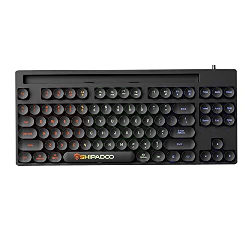 Ronyme Mechanical Gaming Keyboard Delicate Touch Replacement Plug and Play Wired Keypad for Desktop, Black