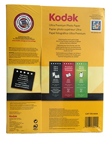 Kodak Ultra Premium Photo Paper High Gloss - 50 Sheets - 8.5 x 11