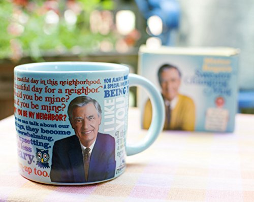 Mister Rogers Heat Changing Mug - Add Coffee or Tea and Mr. Rogers' Jacket Changes to His Sweater - Comes in a Fun Box