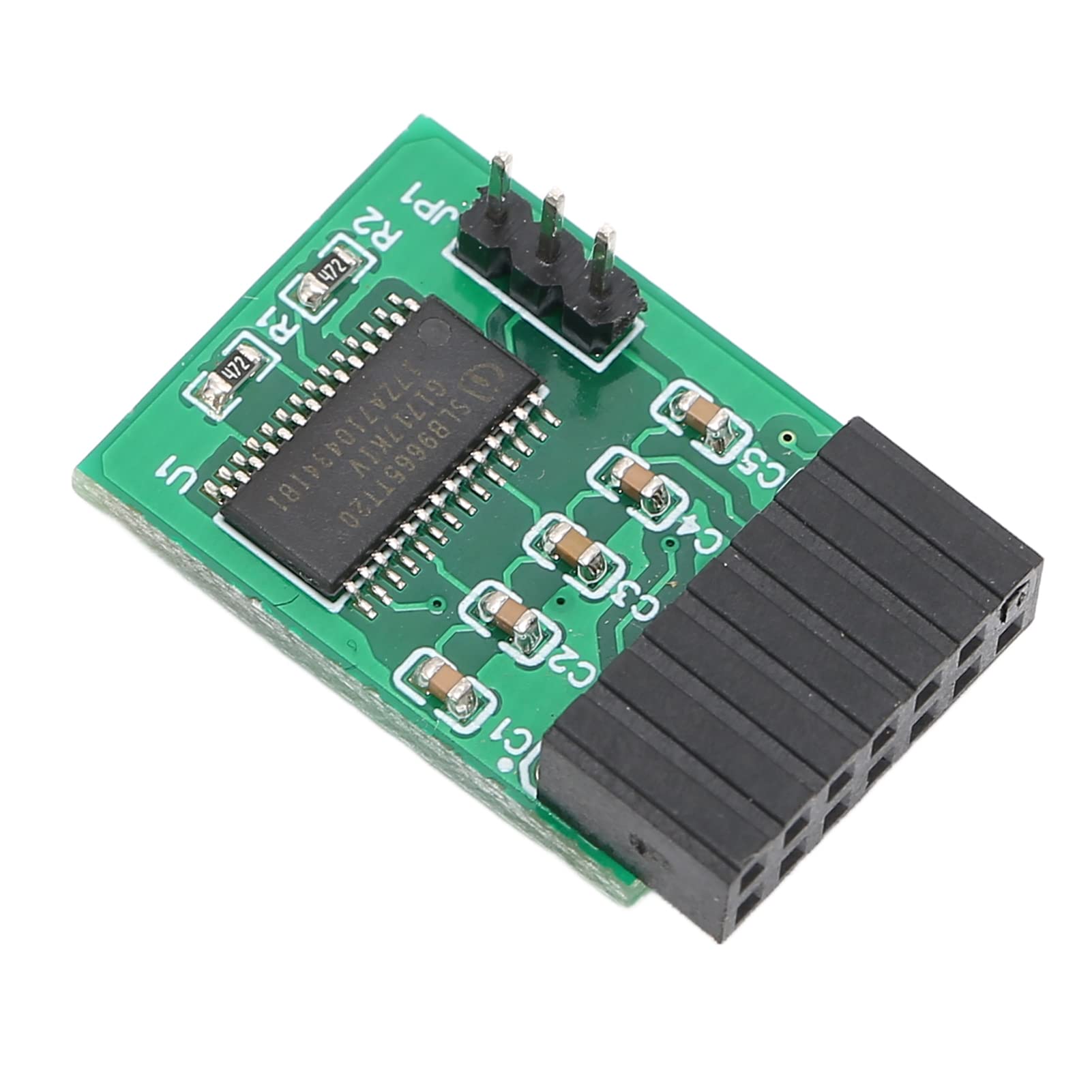 Septpenta 14Pin Security Module for B550 B450 B460, Separate Cryptographic Processor Remain Encrypted TPM 2.0 Encryption Security Module, Convenient Practical for Win11/7/8.1/10
