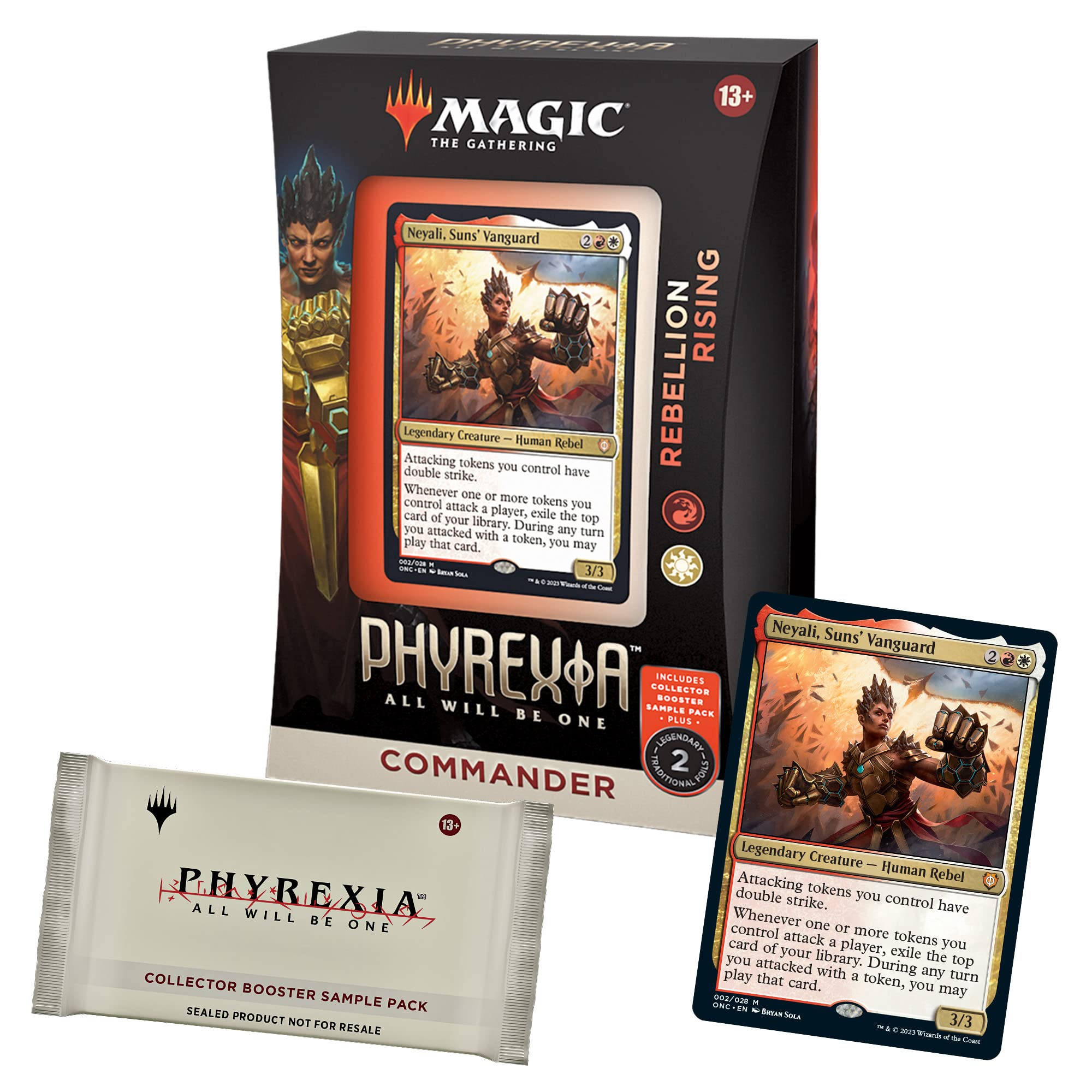 Magic: The Gathering Phyrexia: All Will Be One Commander Decks - 2 of Each Deck (2 Corrupting Influence + 2 Rebellion Rising)