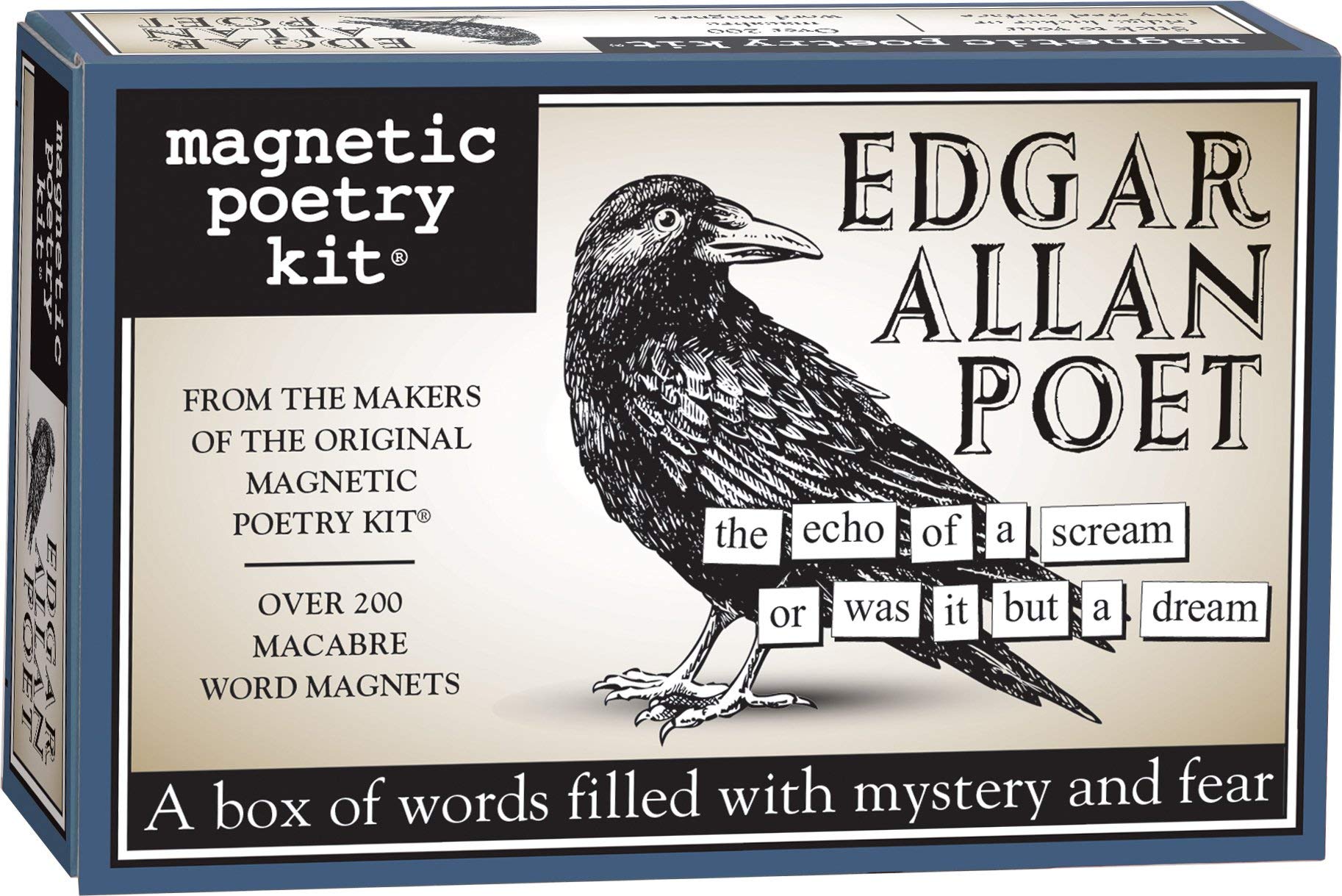 Magnetic Poetry - Edgar Allan Poet Kit - Words for Refrigerator - Write Poems and Letters on The Fridge - Made in The USA
