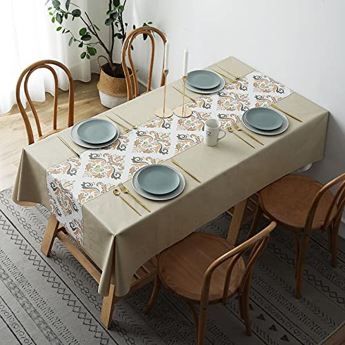 Modern Ethnic Style Bohemia Printing Tablecloth for Table Party Decoration Dining Tables Cover Anti-Stain Tablecloth A10 140x160cm