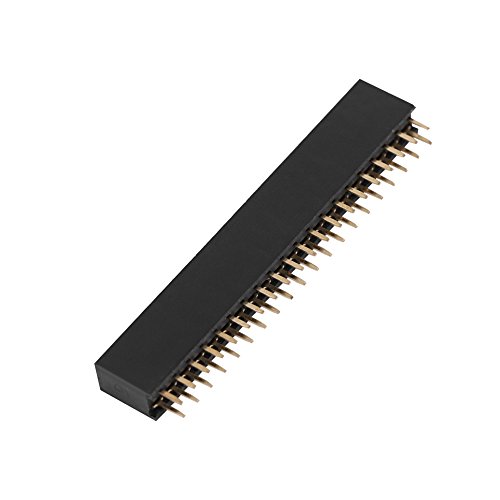 Raspberry Pi 4,Boxwizard Raspberry Pi Header 5Pcs 2 X 20 Pins 2.54M Pitch Female Dual Row Short Pin Headers For Raspberry Pi 40 Pin Header