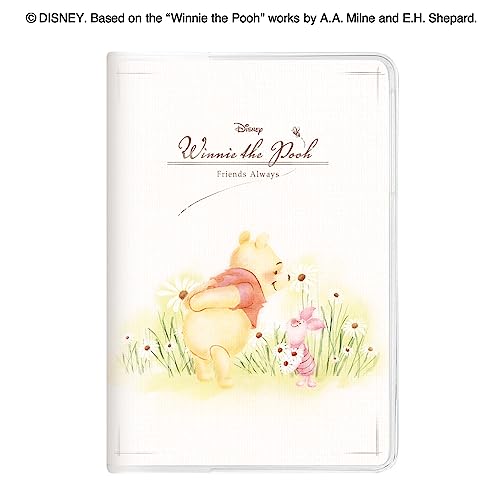 Kamio Japan Disney Winnie the Pooh Planner, 2024, B6, Monthly Flower Days 302776 (Begins October 2023)