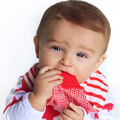 Nuby Reversible 100% Natural Cotton Muslin 2 Piece Teething Bib (Colors/Prints May Vary) (Pack of 2)