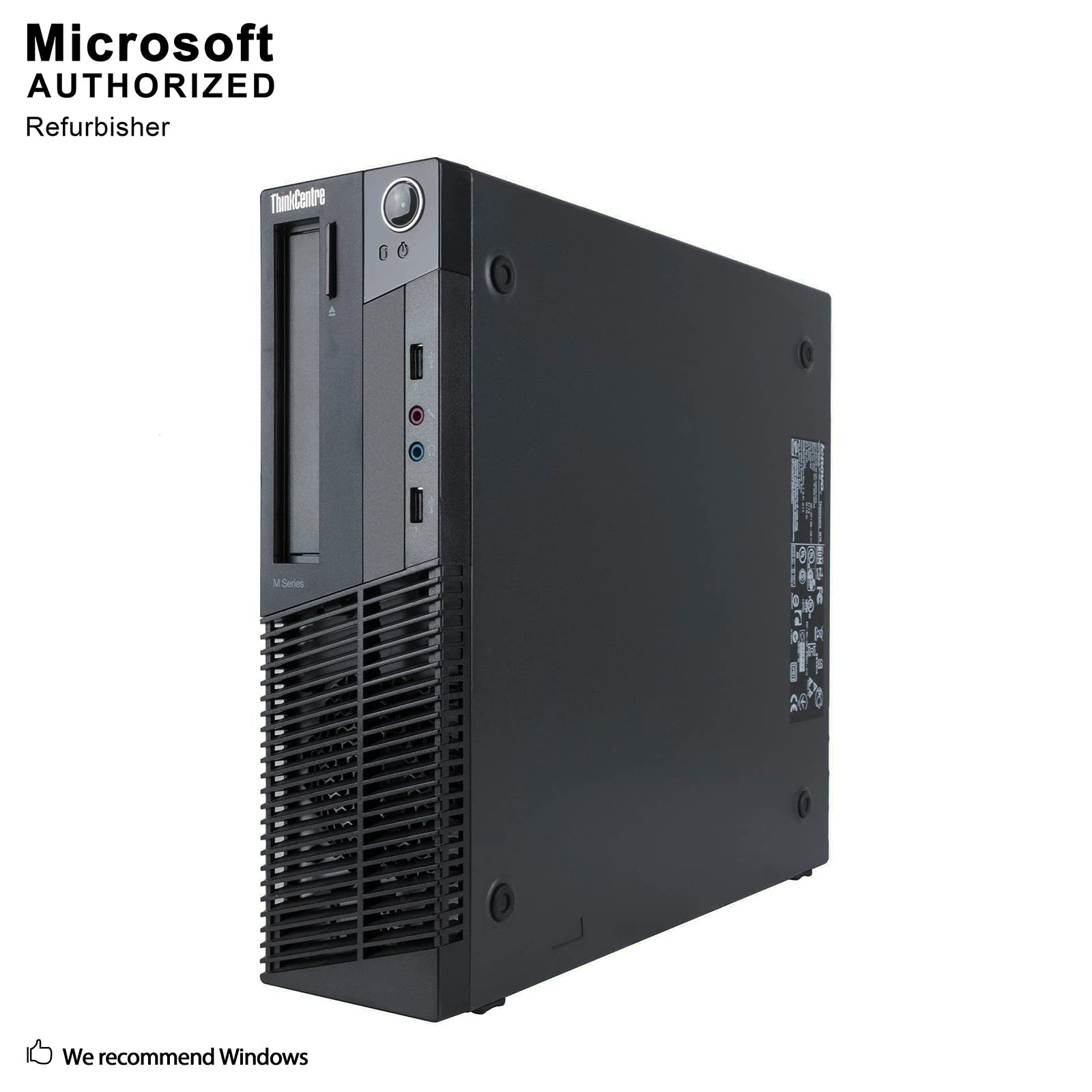 lenovo ThinkCentre M92p High Performance Small Factor Form Business Desktop Computer, Intel Core i5-3470 3.2GHz, 8GB DDR3 RAM, 500GB HDD, DVD, Windows 10 Professional (Renewed)