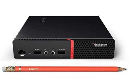 Lenovo Thinkcentre M715q Business Mini Tiny Desktop (AMD Ryzen 5 Pro 2400GE Quad Core 3.8GHz, 8GB DDR4 RAM, 256GB NVMe PCIe M.2 SSD) WiFi AC, Bluetooth, DisplayPort, Windows 10 Pro 64-Bit