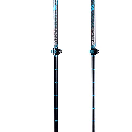 K2 Ski Unisex β Adults Ski Poles Lockjaw Carbon 145 β Blue β Length: 105-145Cm β 10E3033