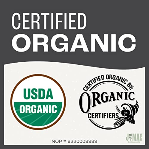 J Mac Botanicals, Organic Chamomile Flowers (4 oz), Certified Organic by Organic Certifiers, Inc. Whole Dried Chamomile flowers, Loose Leaf Organic Chamomile Tea, Chamomile Tea, chamomile flowers