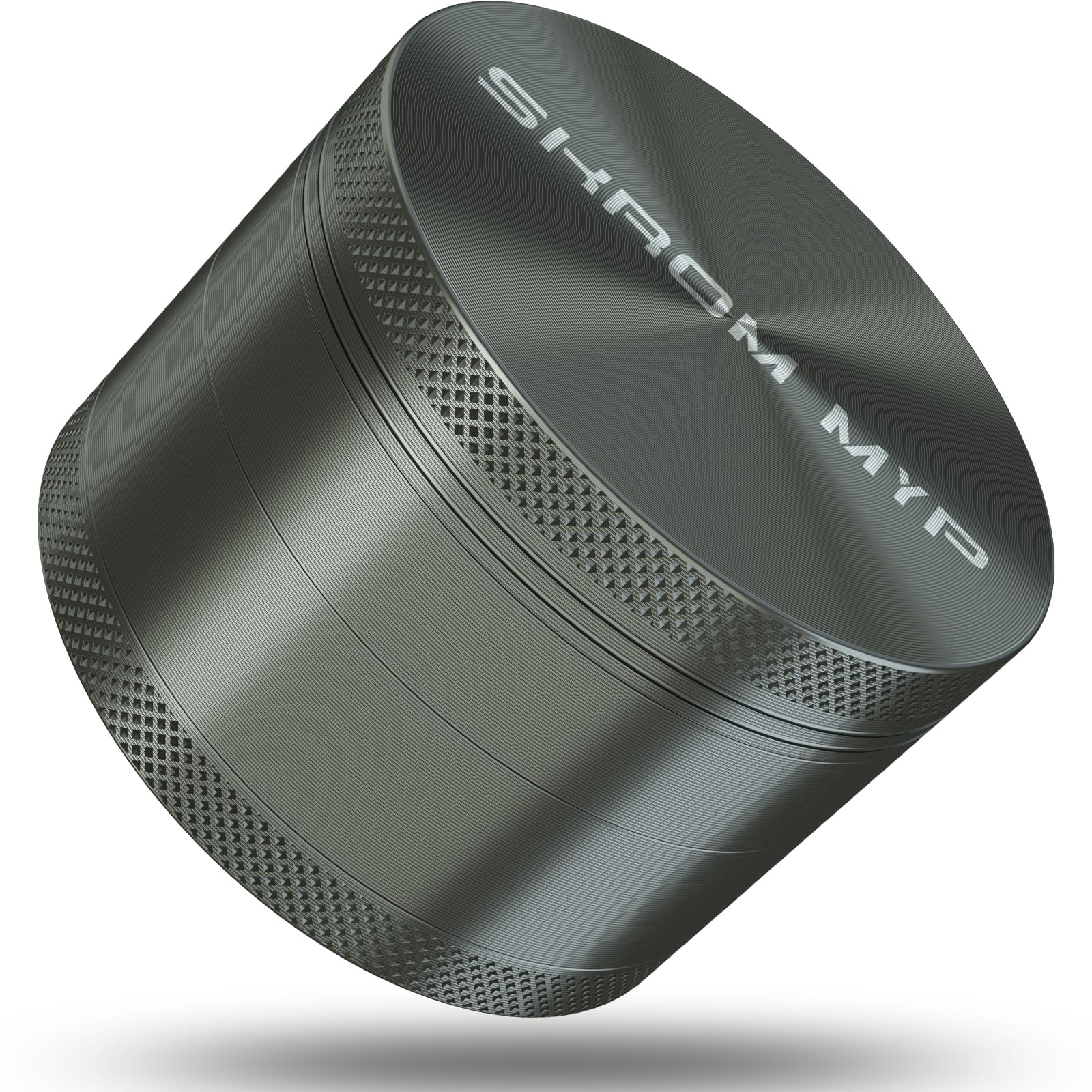 Spice Grinder Aluminum for Manual 2.5 Inchs Grey