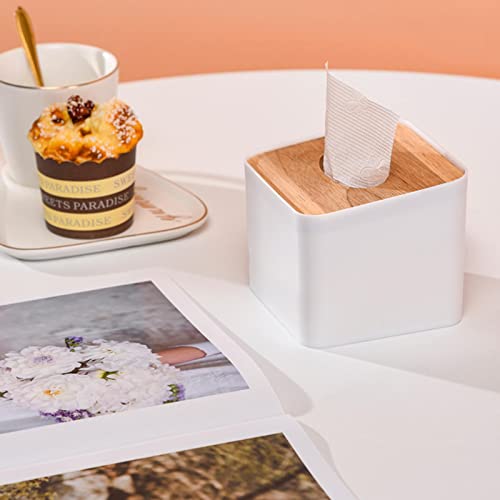 Hondony Home Tissue Paper Dispenser | Tissue Paper Holder Tissue Box Containers with Arc Opening | Removable Tissue Dispenser, Kitchen, Living Room, Bedroom, Bathroom