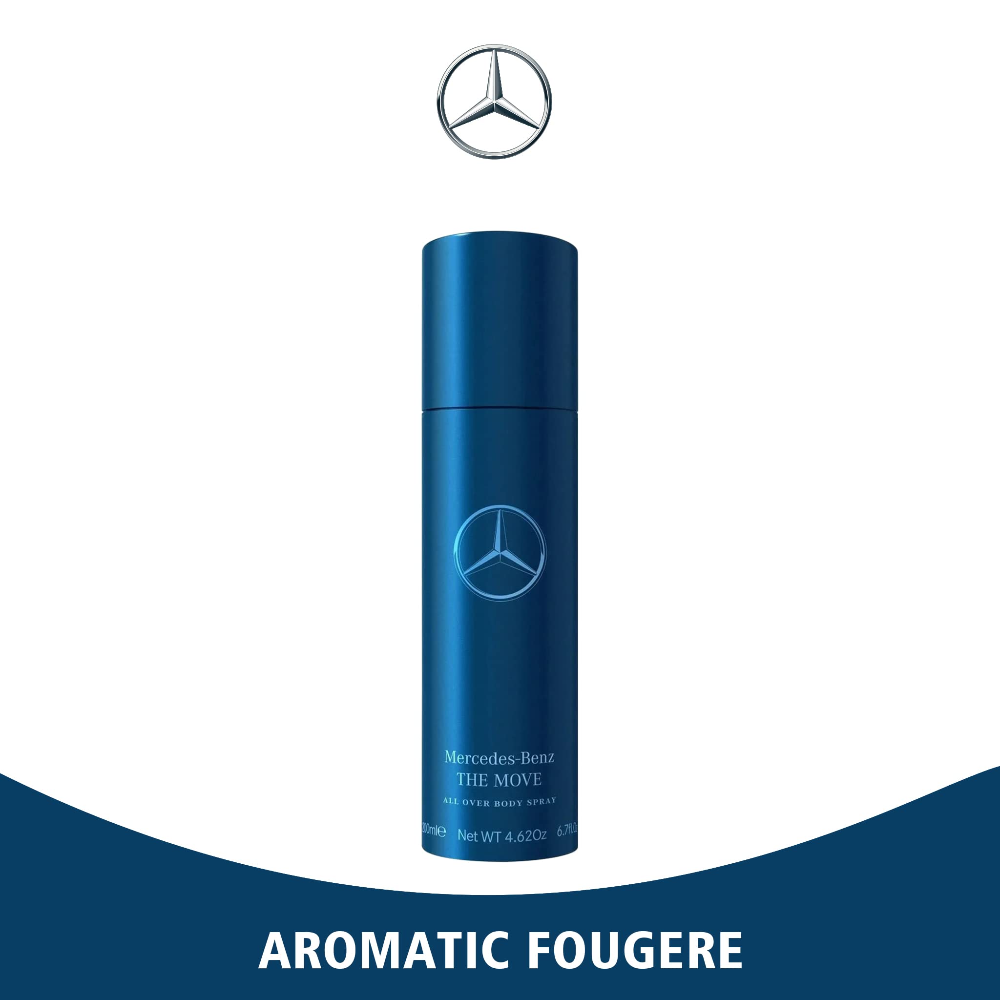 Mercedes Benz The Move Body Spray for Men 6.7 Ounce