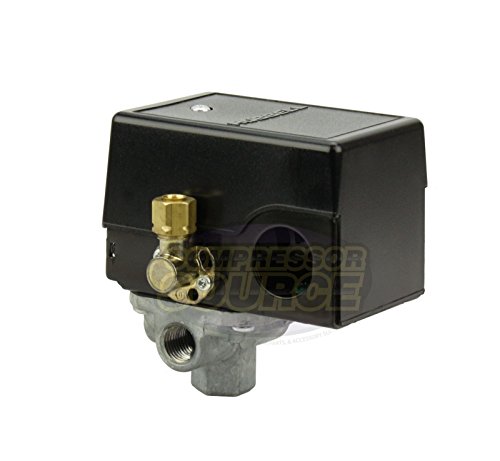 Pressure switch for air compressor made by Furnas / Hubbell 69JF9LY2C 140-175 Four port w/ unloader & on/off lever