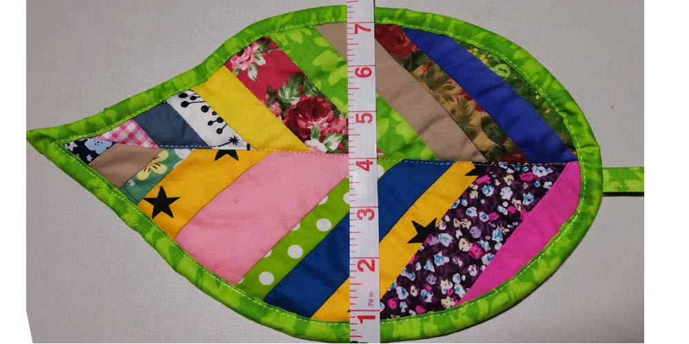 Leaves Pot Holders for Kitchen hot Pads 100% Cotton Set of 2 Heat Resistant for BBQ/Cooking/Baking/Grilling/Microwave/Barbecue