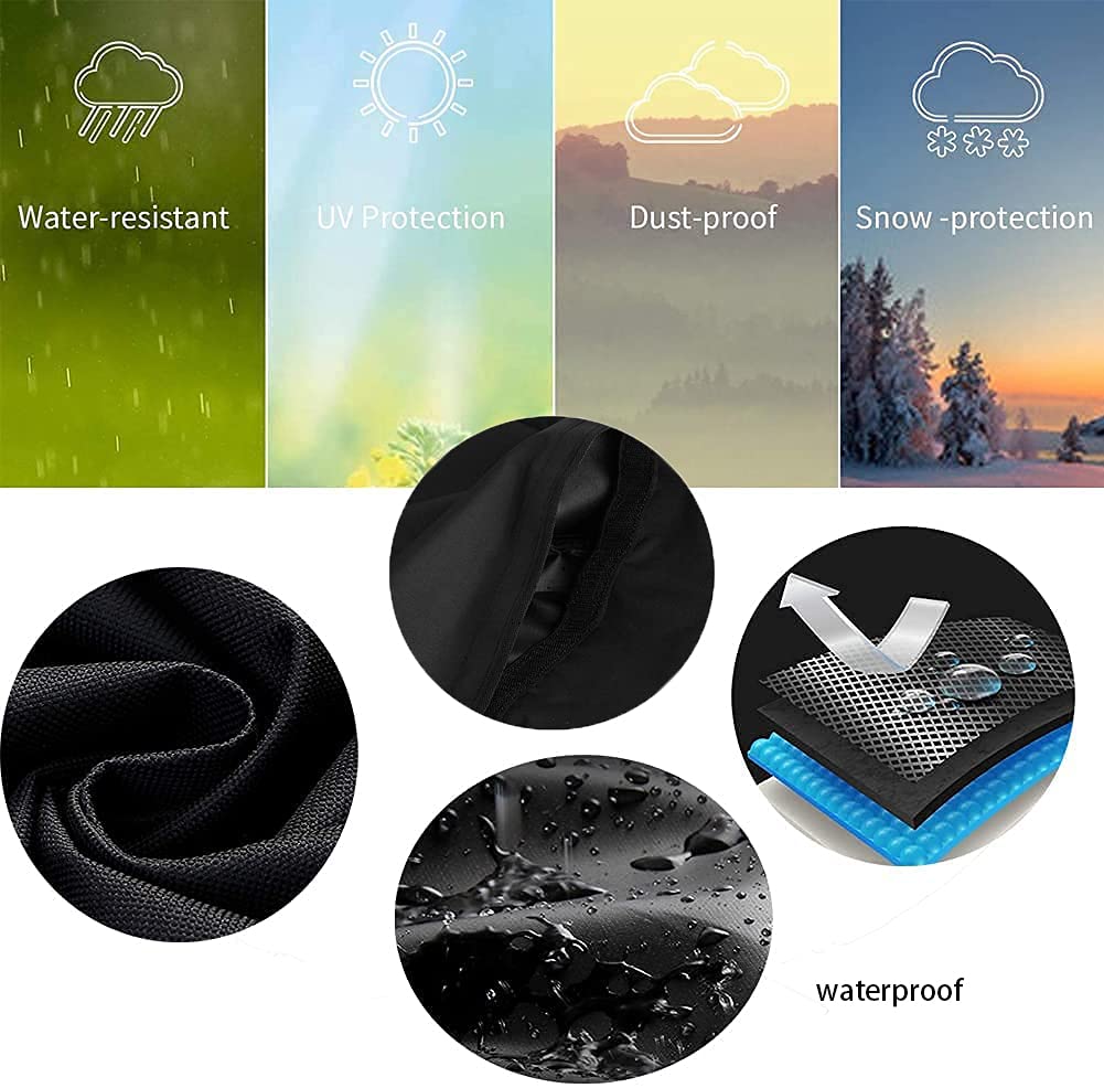 Outdoor Waterproof Generator Cover Fits Most Generators 5000-10000 Watt (32 x 24 x 24 inch)