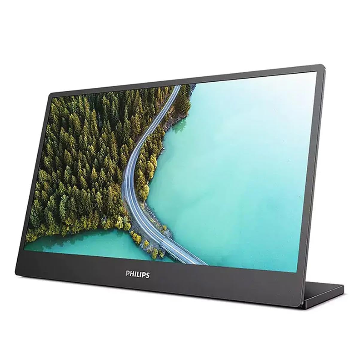 PHILIPS 16B1P3300 16" Class Full HD LED Monitor - 16:9 - Textured Black